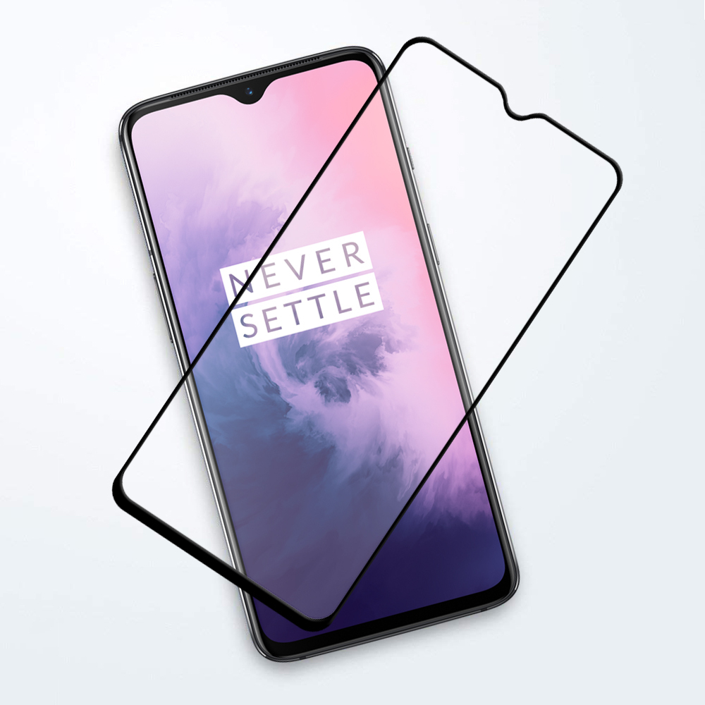 Full Coverage Tempered Glass Screen Protector for OnePlus 7